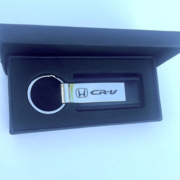 Accessories | Honda Crv New Black Leather Chrome Key Ring Chain | Poshmark